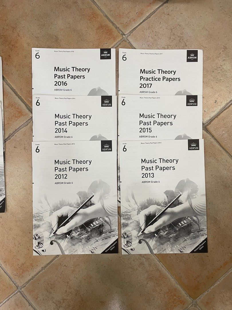 ABRSM Theory Test Paper (Grade 6, 7 and 1), Hobbies & Toys, Books ...