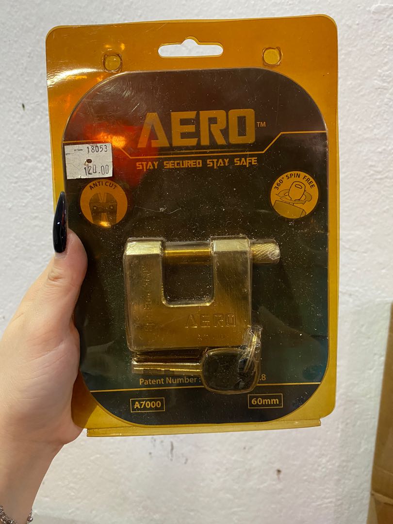 AERO security lock, Furniture & Home Living, Security & Locks, Locks ...