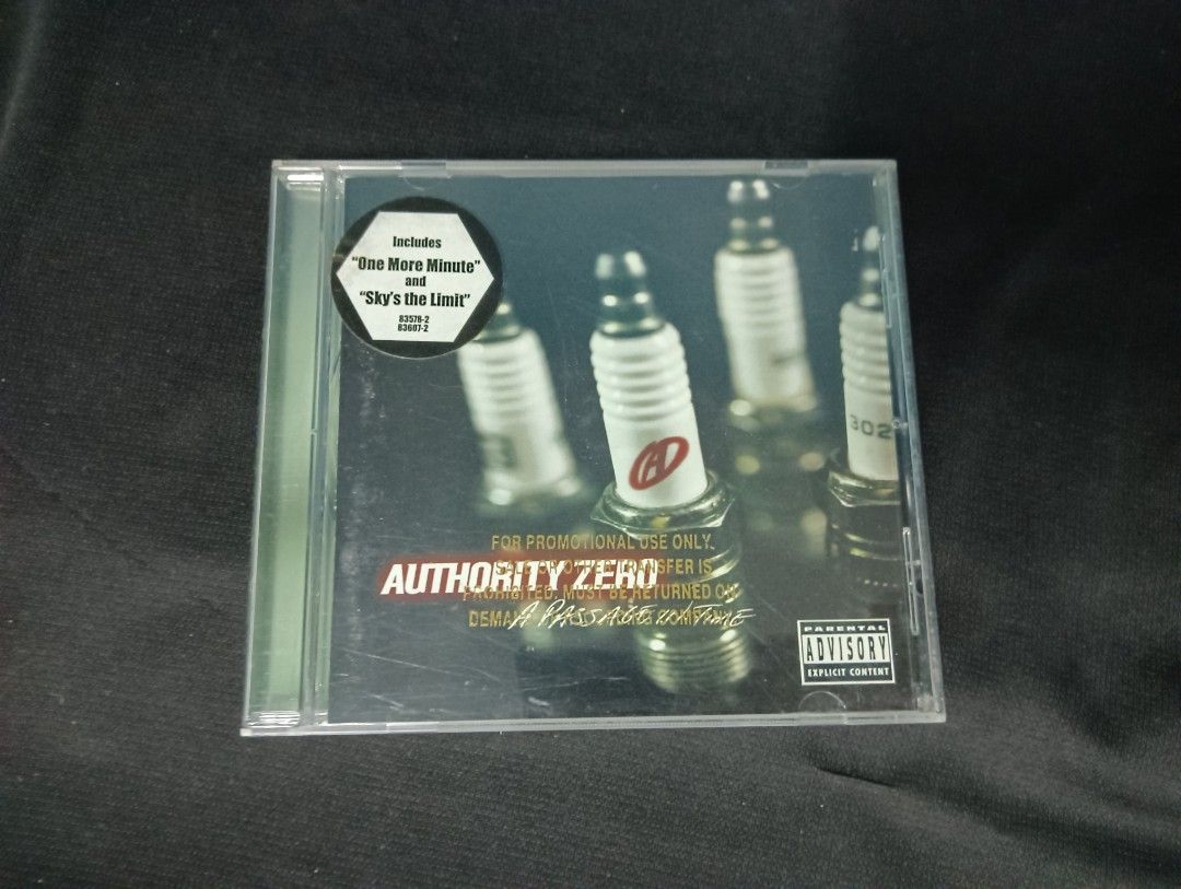 Authority Zero - A passage in time, Hobbies & Toys, Music & Media, CDs & DVDs on Carousell