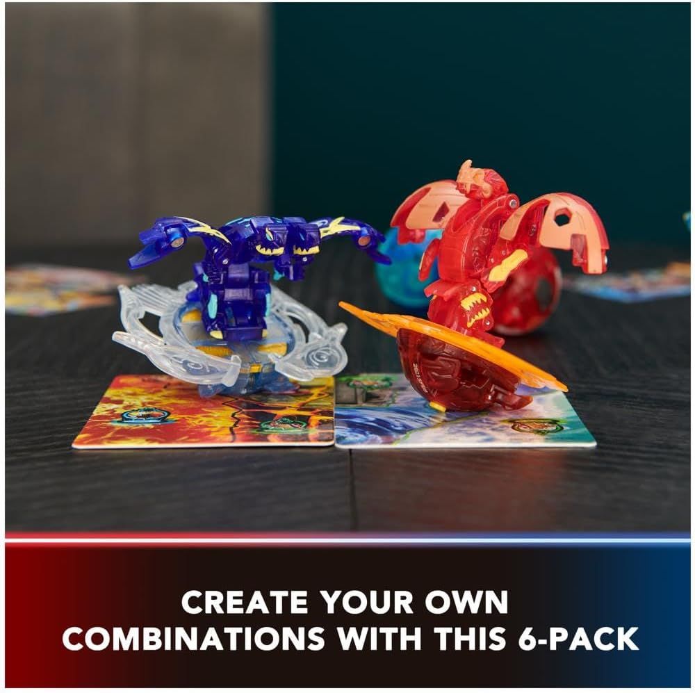 Bakugan Ultimate 6-Pack, Special Attack Dragonoids, Nillious, Mantid ...