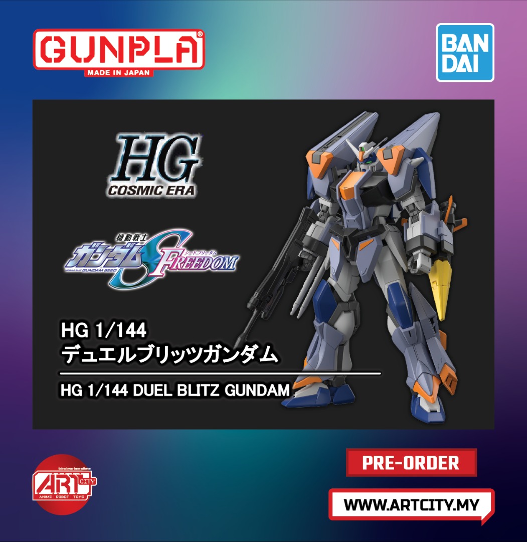 Bandai HG - Duel Blitz Gundam - 1/144 Scale - Gundam Seed Freedom ...
