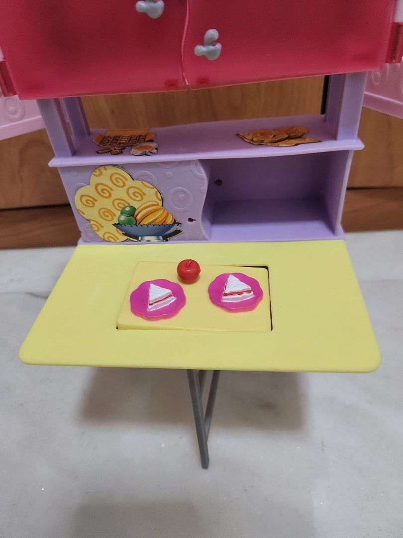 Barbie Kitchen Table Set, Hobbies & Toys, Toys & Games on Carousell