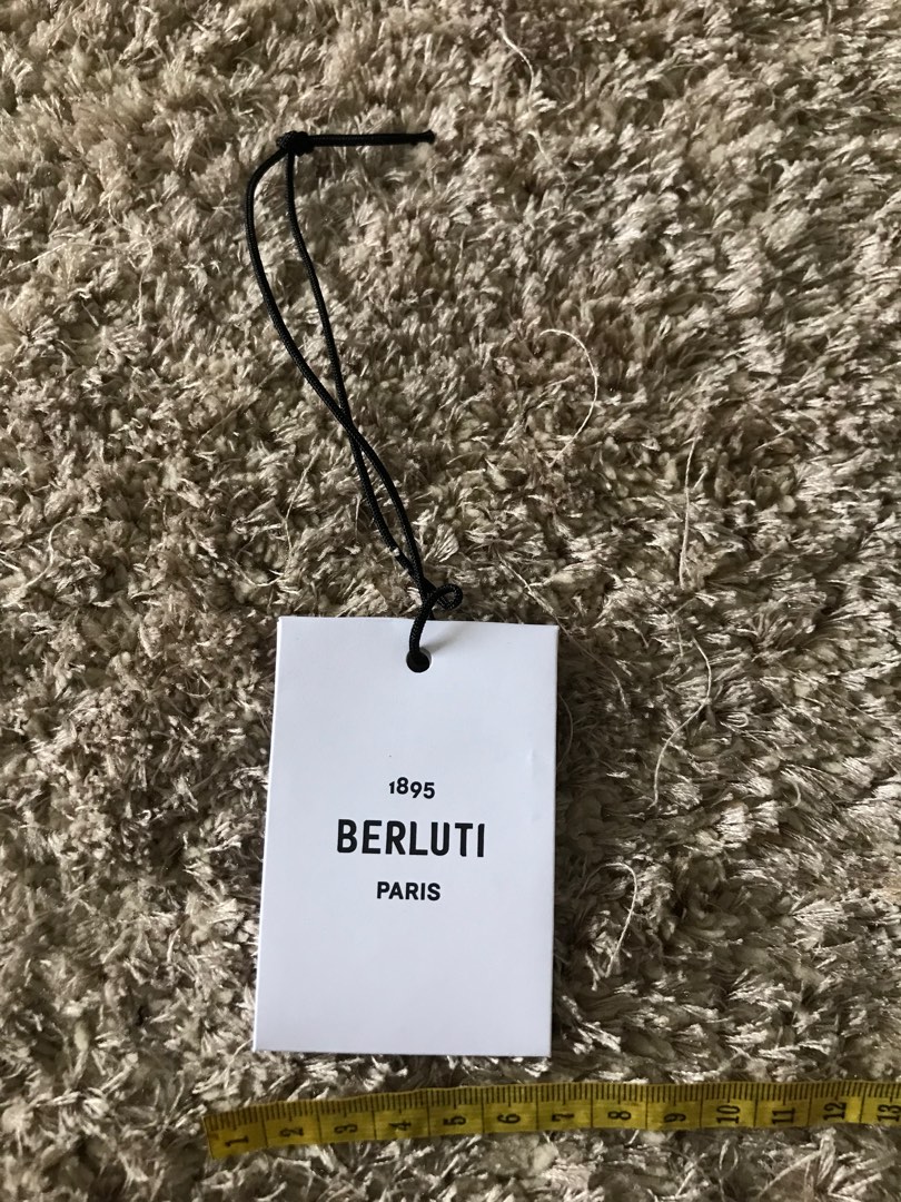 BERLUTI TAG PRICE TAG LABEL TAG CARD AUTHENTIC YA BEBA SPAKAI BUAT ...