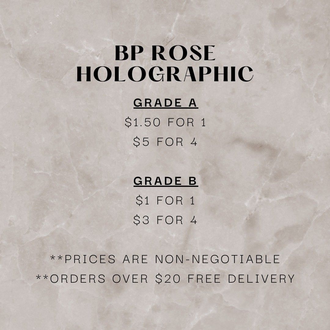 Blackpink Rose Holographic Lomo Card Blind Bag, Hobbies & Toys ...