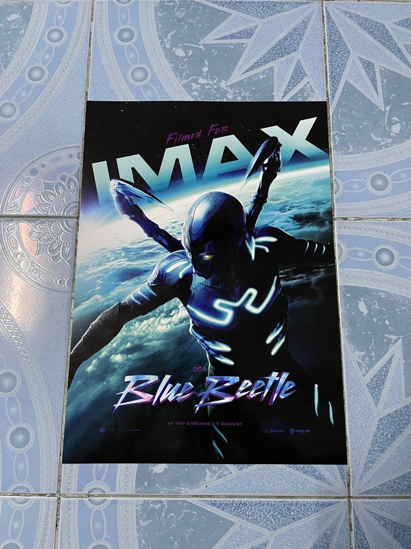 Blue Beetle (2023) Original IMAX Movie Poster (30 x 42), Hobbies & Toys ...