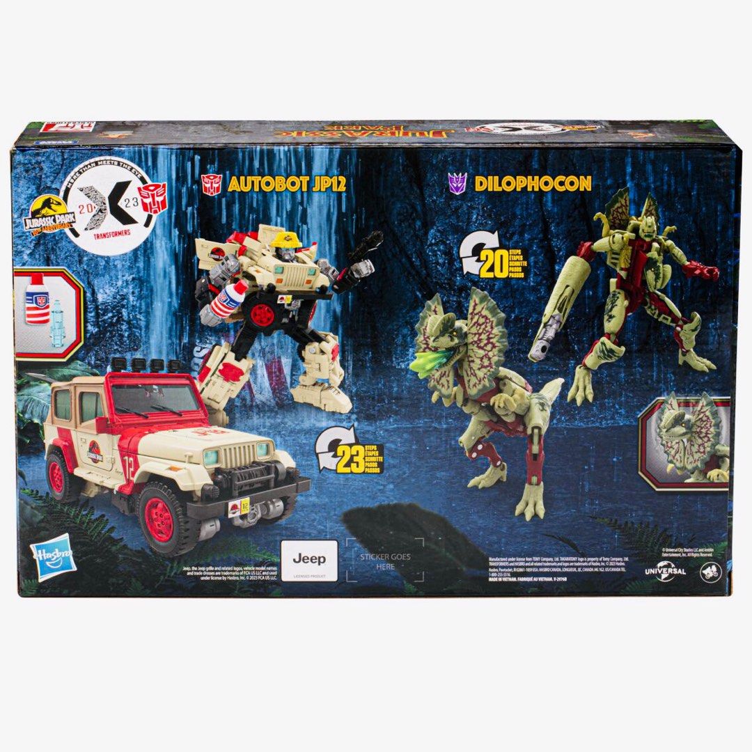 BNIB Transformers Collaborative: Jurassic Park 30th Anniversary x ...