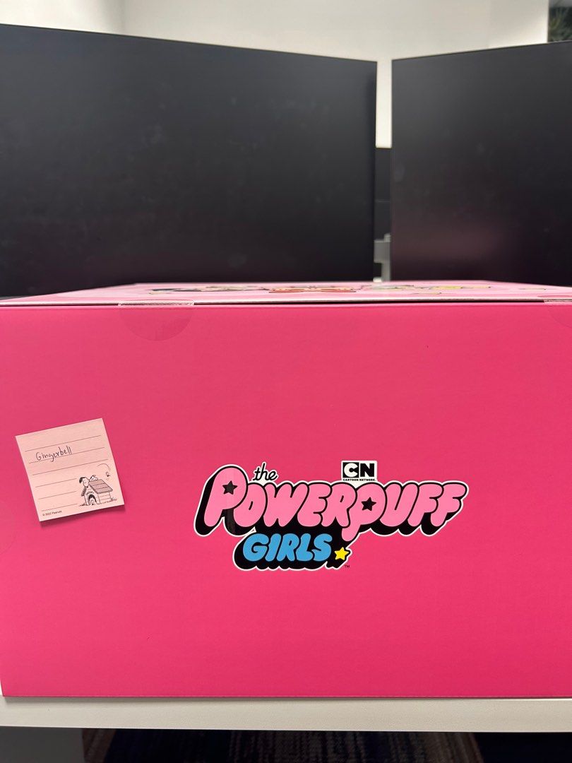 (BrandNew) Popmart CRYBABY × Powerpuff Girls Series-TV Set Luminous ...