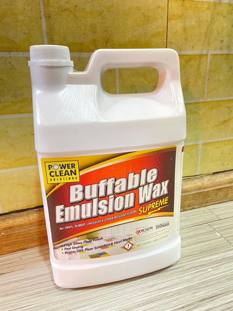 Buffable Emulsion Wax, Furniture & Home Living, Cleaning & Homecare ...