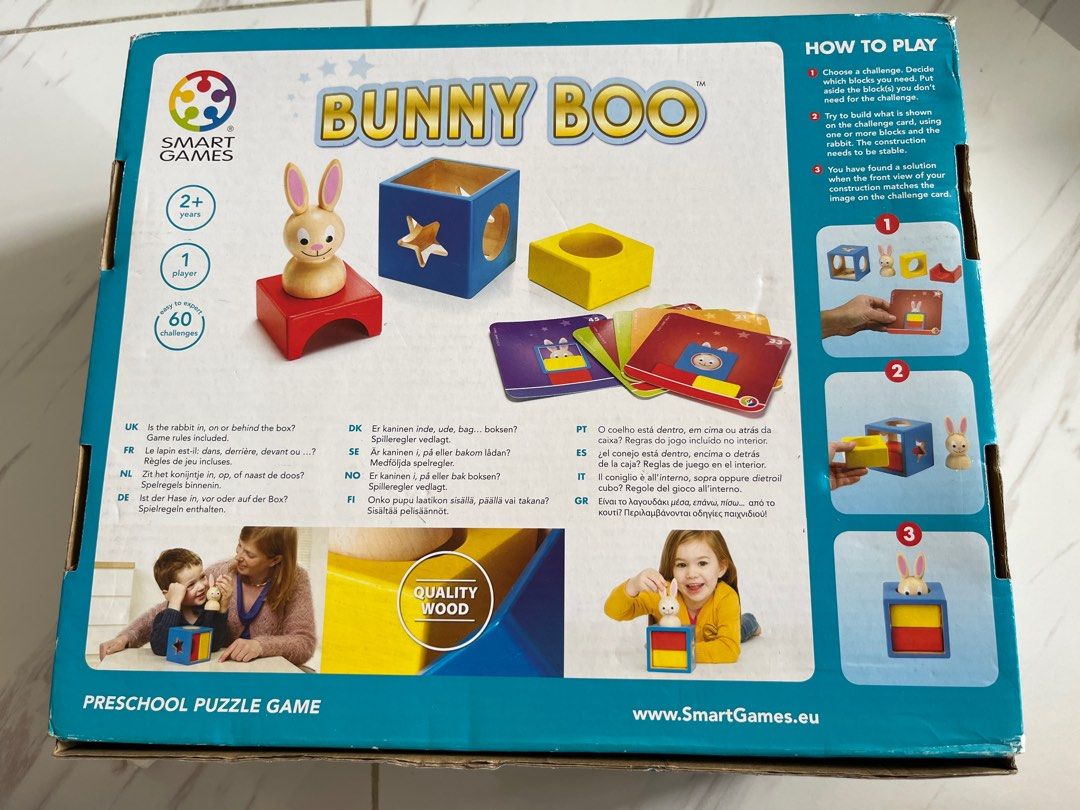 Bunny boo puzzle game, Hobbies & Toys, Toys & Games on Carousell
