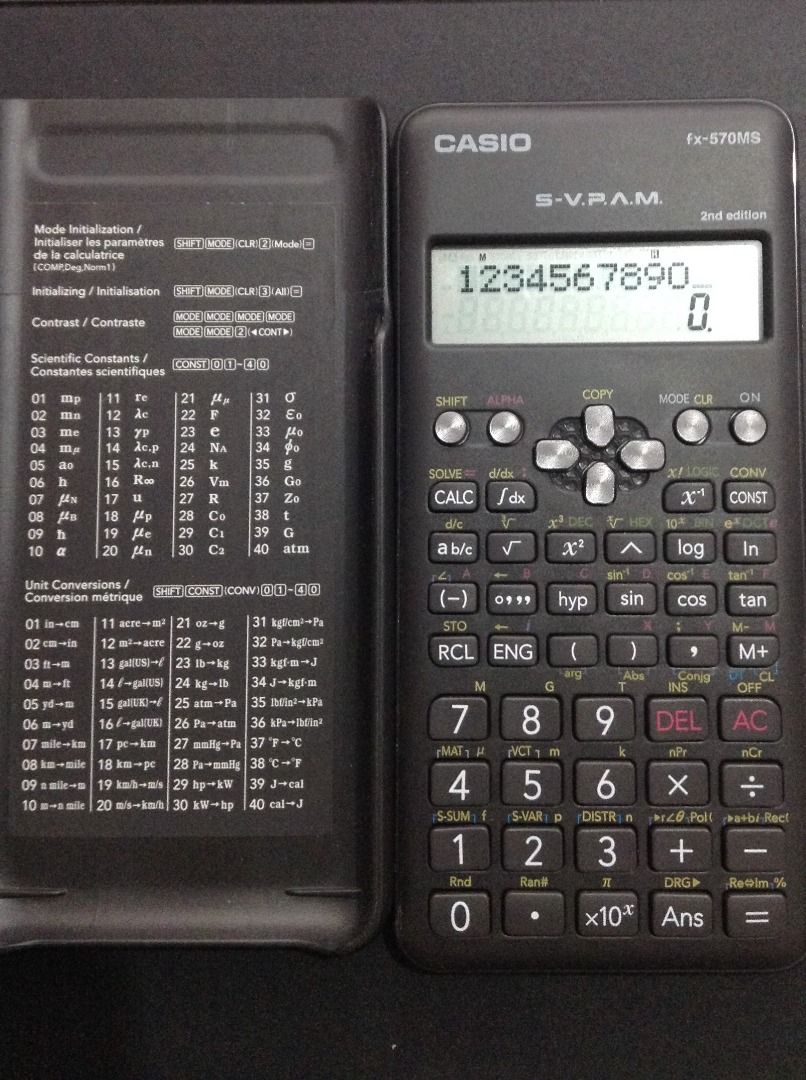 Casio FX570MS MT Scientific Calculator, Computers & Tech, Office ...