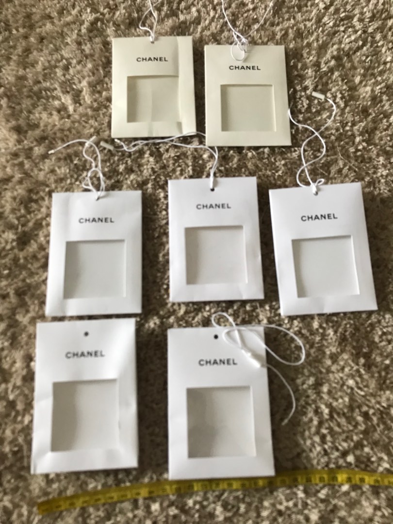 CHANEL TAG PRICE TAG LABEL TAG BUAT ALAT BAJU BAHAN DLL BEBAS PAKAI ...