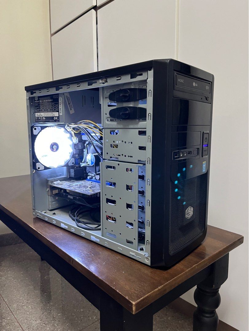 CHEAPEST I5 RGB GAMING PC DESKTOP BUDGET CPU I5 4690 8GB RAM 256GB SSD ...