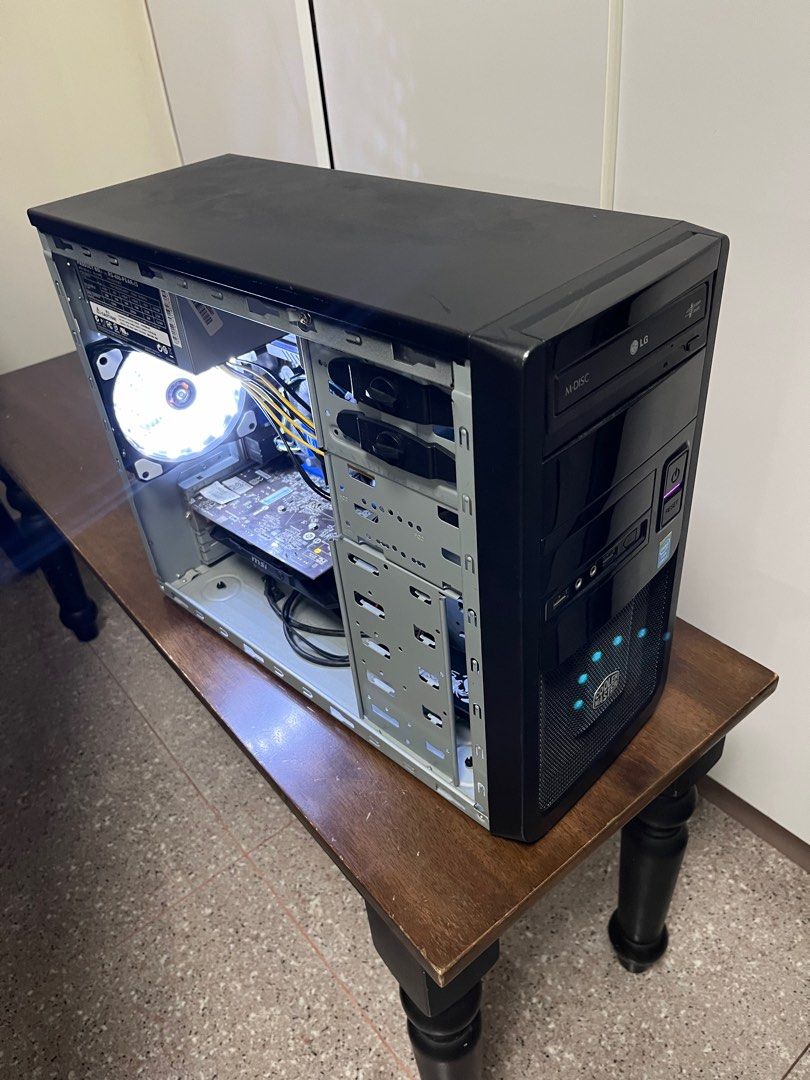 CHEAPEST I5 RGB GAMING PC DESKTOP BUDGET CPU I5 4690 8GB RAM 256GB SSD ...