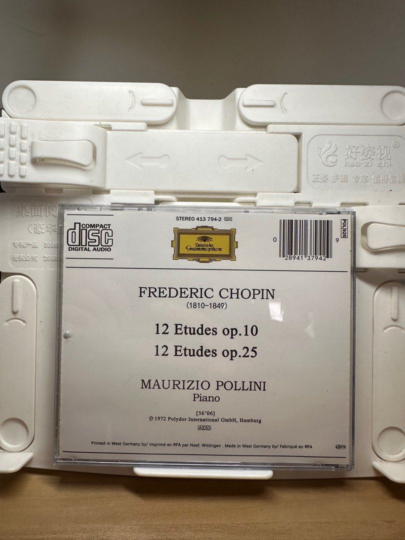 Chopin Etudes, Maurizio Pollini, Hobbies & Toys, Music & Media, CDs & DVDs on Carousell