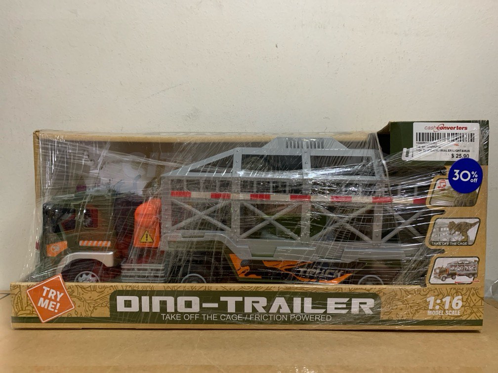 City service dino-trailer take off the cage / friction powered, Hobbies ...