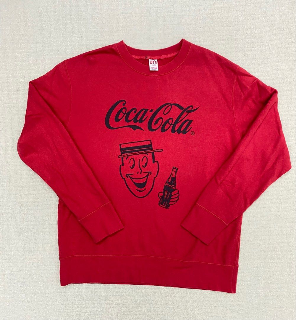 Coca-cola X Uniqlo Sweatshirt, Men's Fashion, Tops & Sets, Tshirts ...