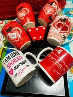 Authentic Fendi Coffee Mug and Plates Set of 2, Furniture & Home Living ...