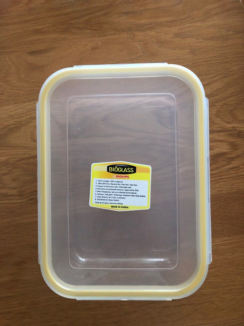 Decluttering!!! Bioglass Biokips Airtight Food Storage Container 1970ml ...