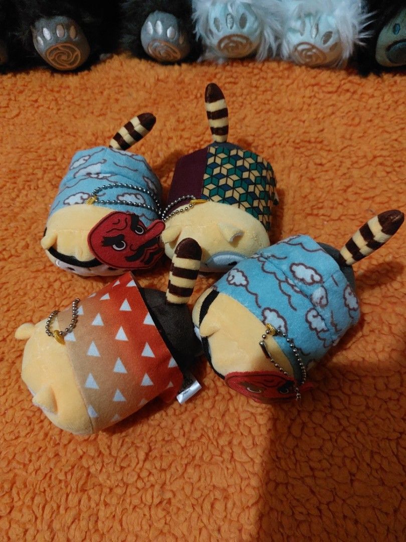 DEMON SLAYER Rascal Tsumtsum - Giyu, Zenitsu, Urudaki, Hobbies & Toys ...
