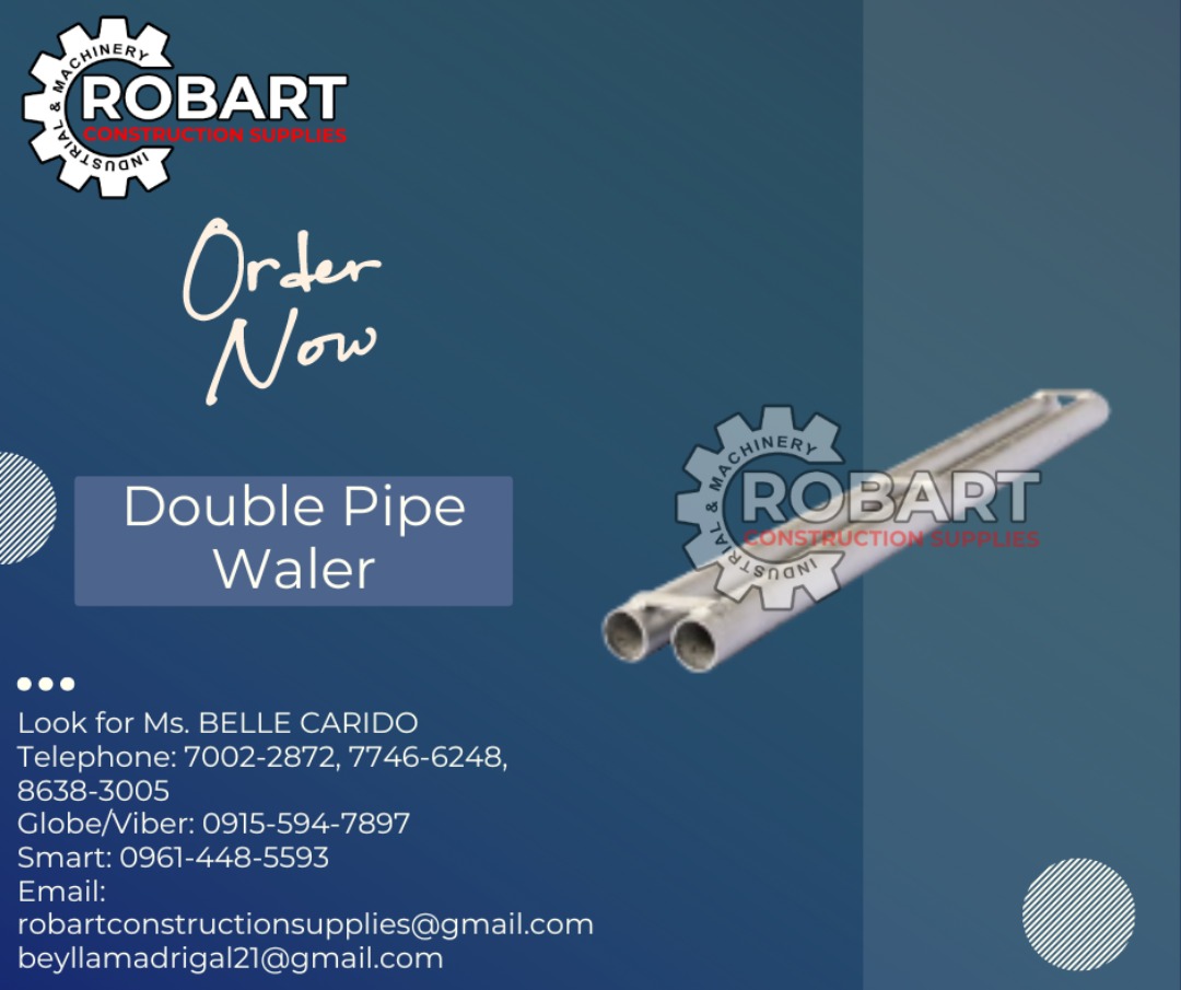 Double Pipe Waler, Commercial & Industrial, Construction Tools ...
