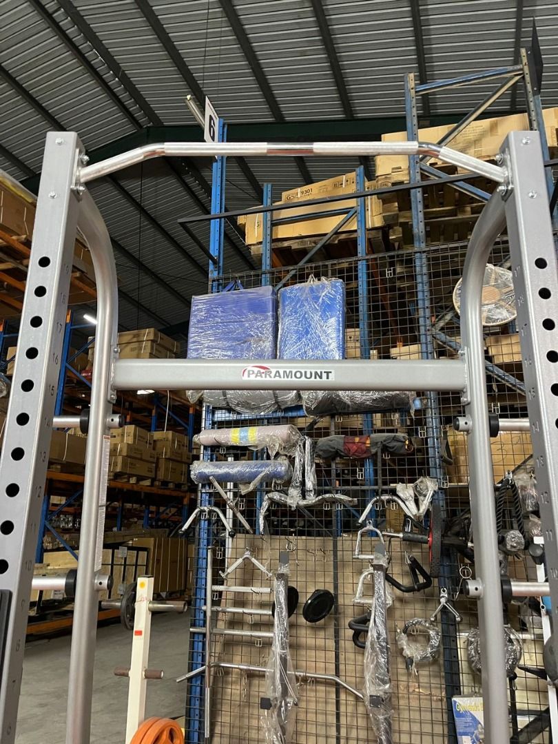 EQUIPMENT PARAMOUNT TRUE FITNESS HALF RACK WITH PLATE HOLDER, Sports ...