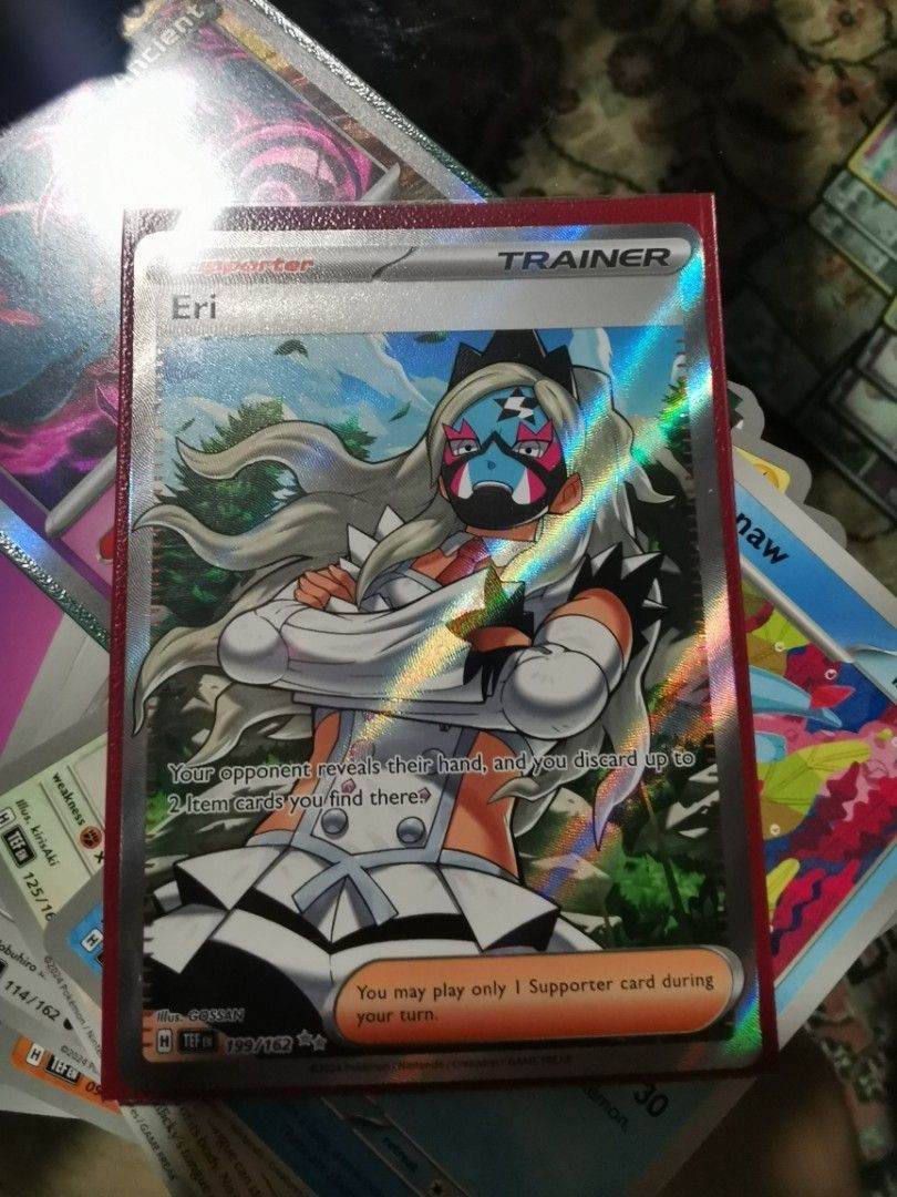 Eri Pokemon TCG FA, Hobbies & Toys, Toys & Games on Carousell