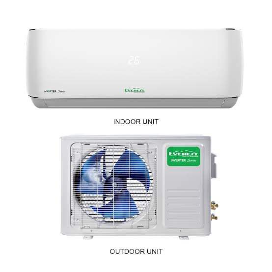 EVEREST SPLIT TYPE INVERTER AIR CONDITIONER, TV & Home Appliances, Air ...