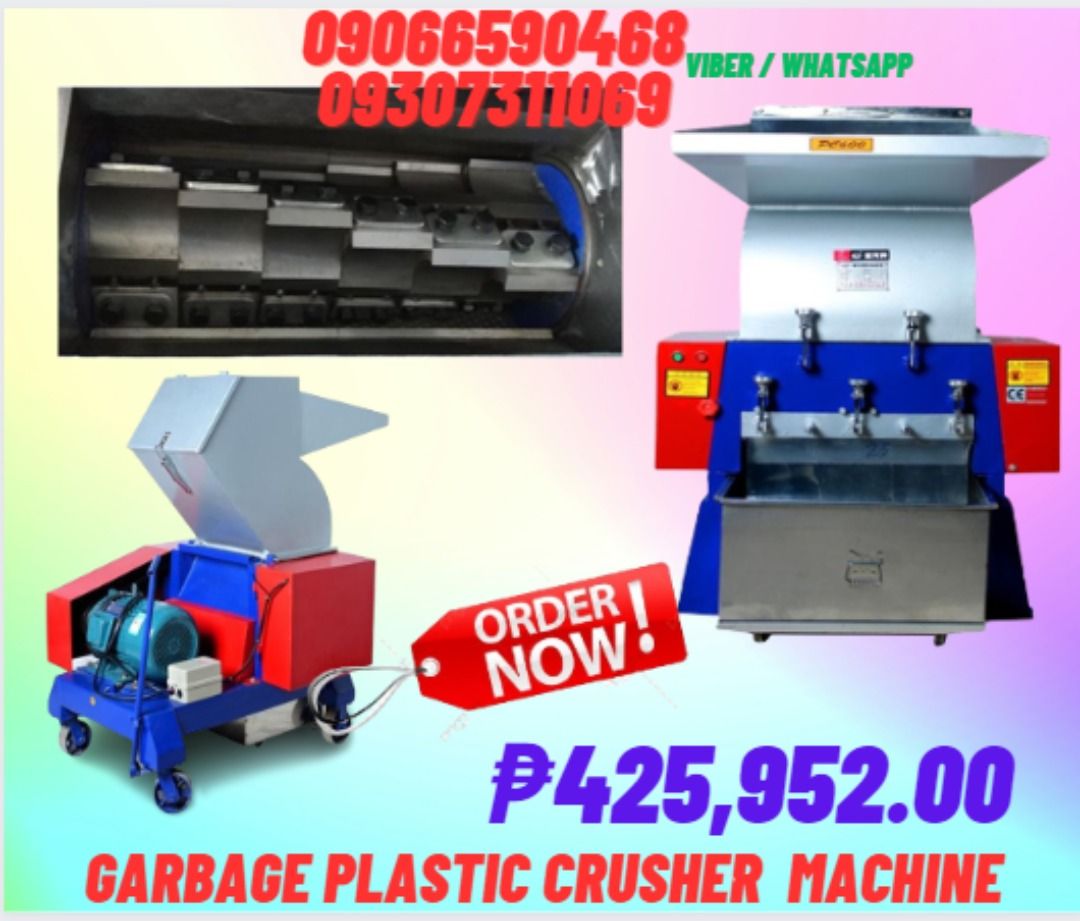For Sale Plastic Crusher Model PC600A Plastic Crusher machine ...