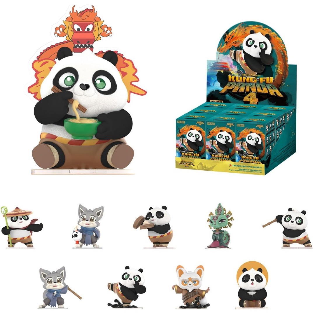 [Free Delivery] POP MART: Universal Kung Fu Panda 4 Series - Blind Box ...