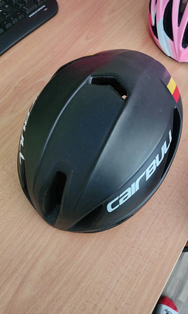 Helmet Carbull Black Aero, Sports Equipment, Bicycles & Parts, Bicycles ...