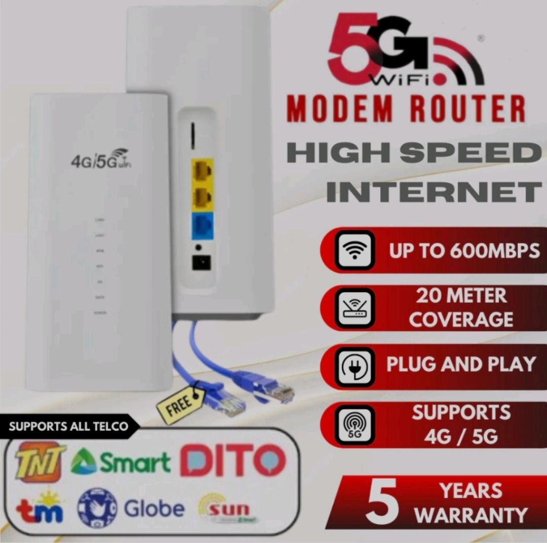 High Quality Modem 4G/5G CPE PRO LTE, Computers & Tech, Parts ...