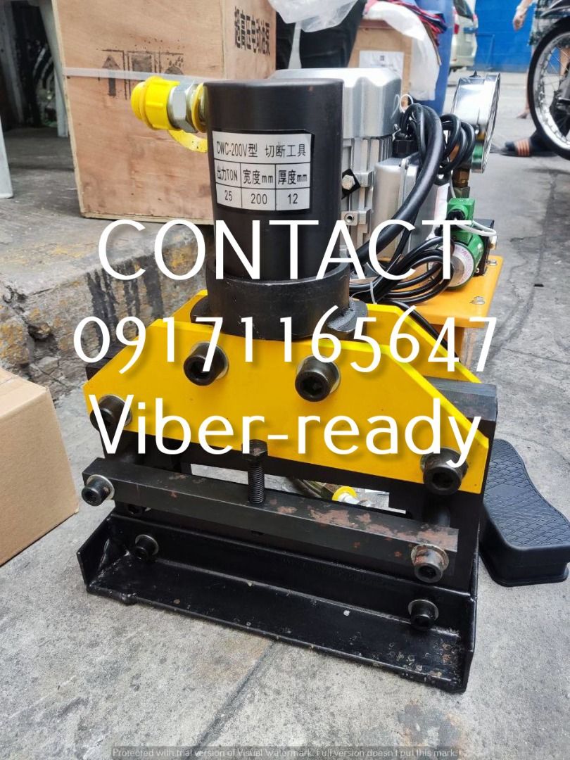 Hydaulic flat bar cutter, Commercial & Industrial, Industrial Equipment ...