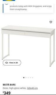 IKEA Lagkapten-Alex desk, Furniture & Home Living, Furniture, Tables ...