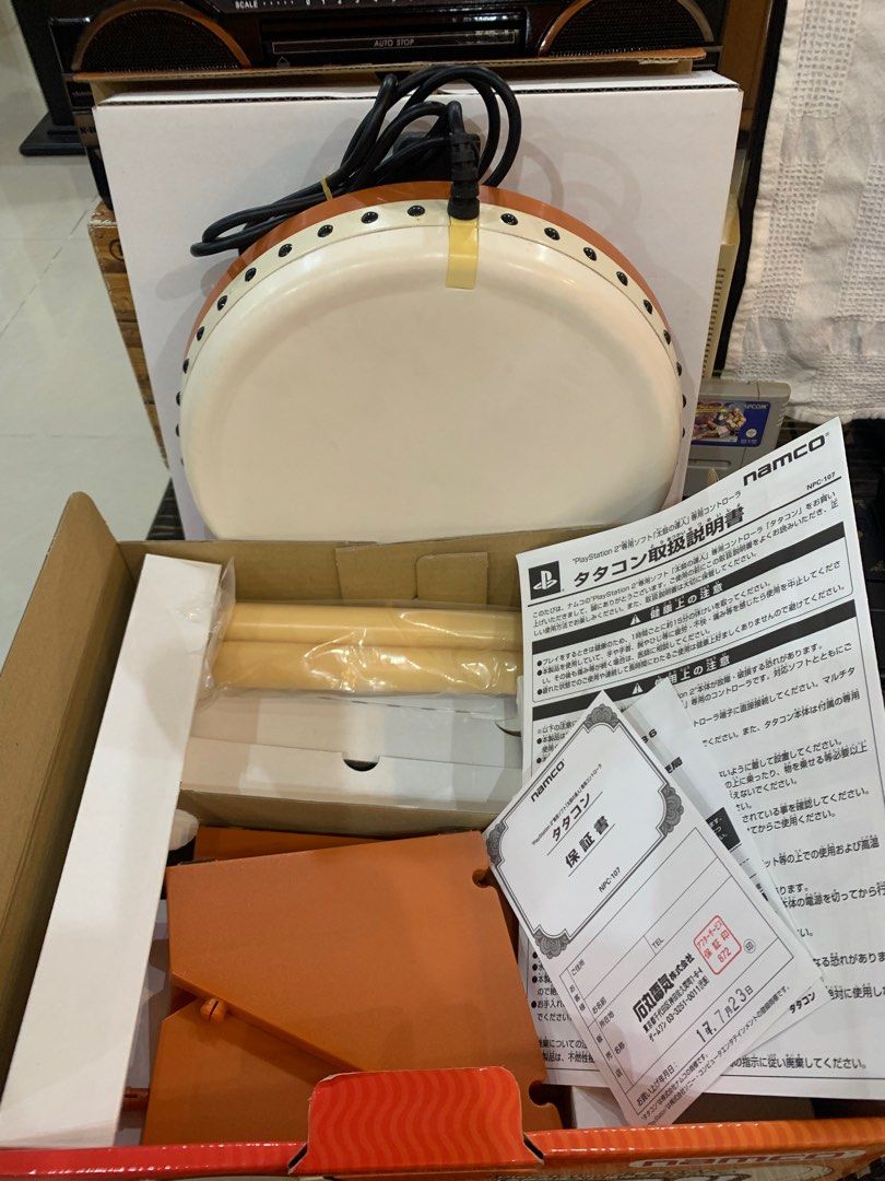 JAPANESE PS2 Taiko no Tatsujin TaTaCon Drum Controller PlayStation ...