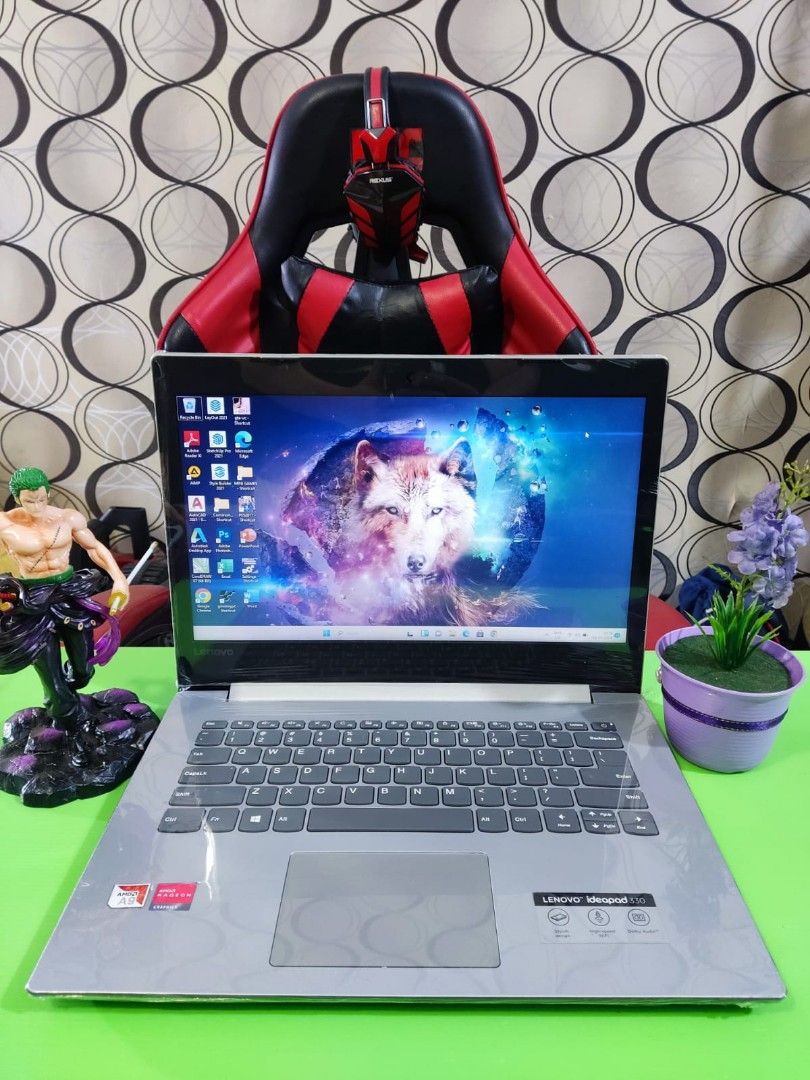 Lenovo Ideapad 330 AMD A9 Ram 8GB SSD+HDD Windows 11 Siap Pakai ...