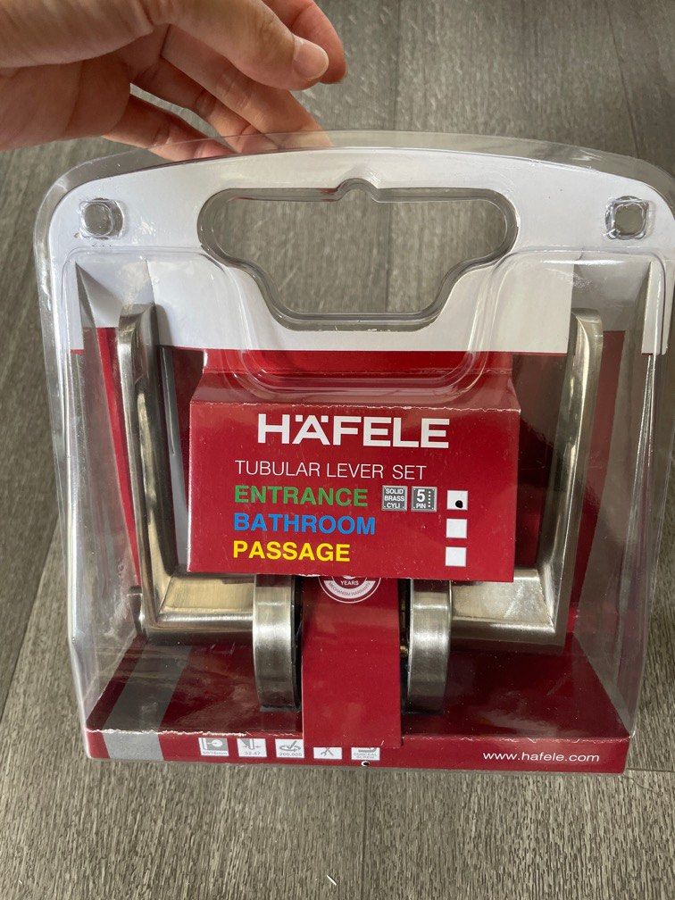 Lever solids heavy door handle Hafele lever lock with 3 keys for main ...