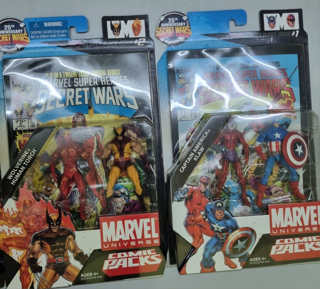 Marvel Secret Wars Comic Packs Complete Set of 12 Rare, Hobbies & Toys ...