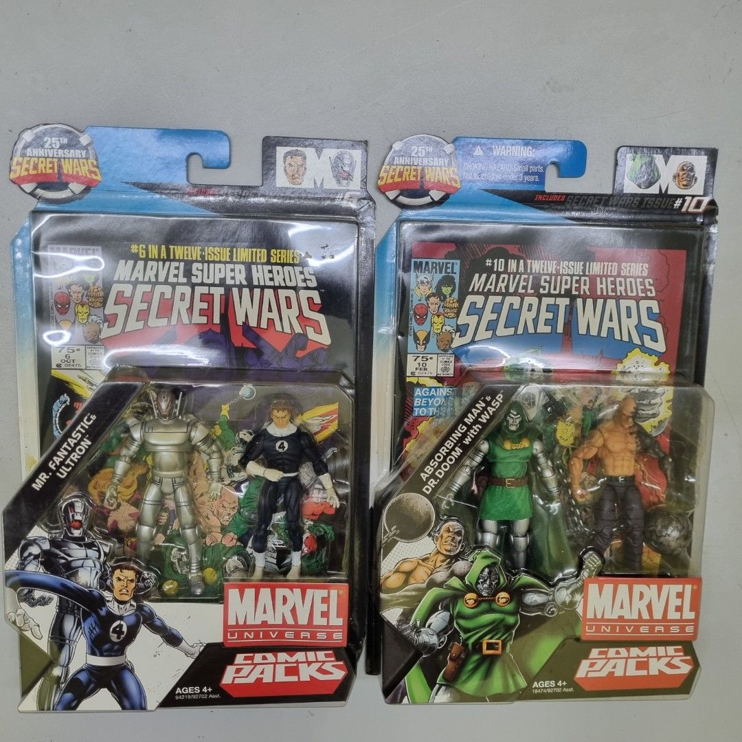 Marvel Secret Wars Comic Packs Complete Set of 12 Rare, Hobbies & Toys ...