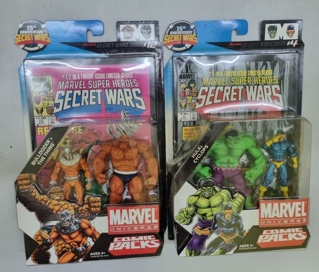 Marvel Secret Wars Comic Packs Complete Set of 12 Rare, Hobbies & Toys ...