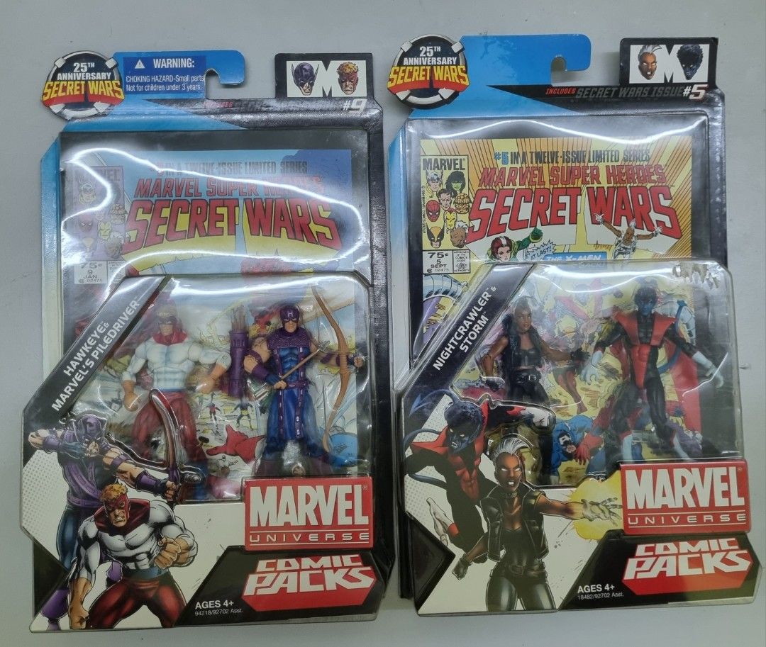 Marvel Secret Wars Comic Packs Complete Set of 12 Rare, Hobbies & Toys ...