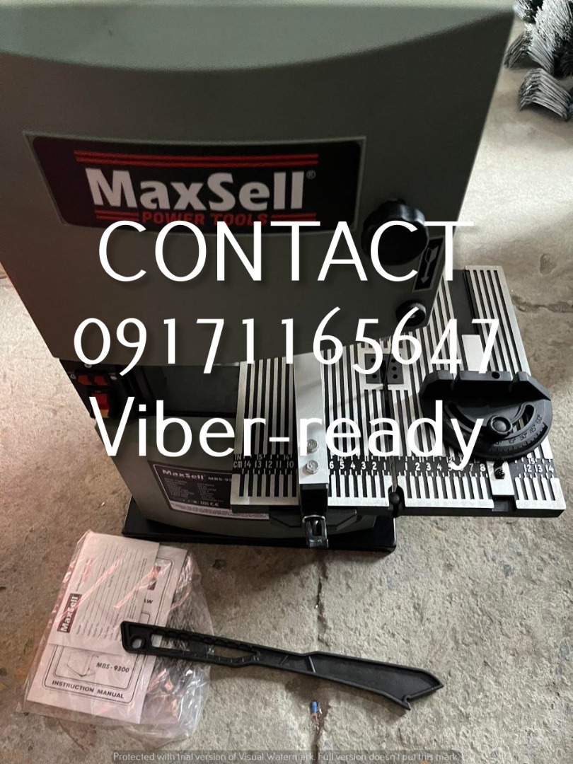 MAXSELL BENCHTOP BAND SAW, Commercial & Industrial, Industrial Equipment on Carousell