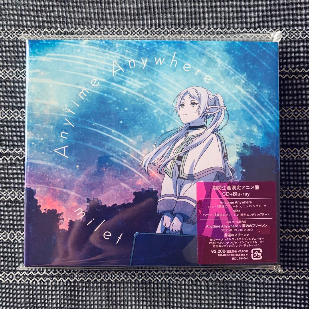 milet - Anytime Anywhere [Japan Limited Edition] CD + Blu-ray, Hobbies & Toys, Music & Media ...