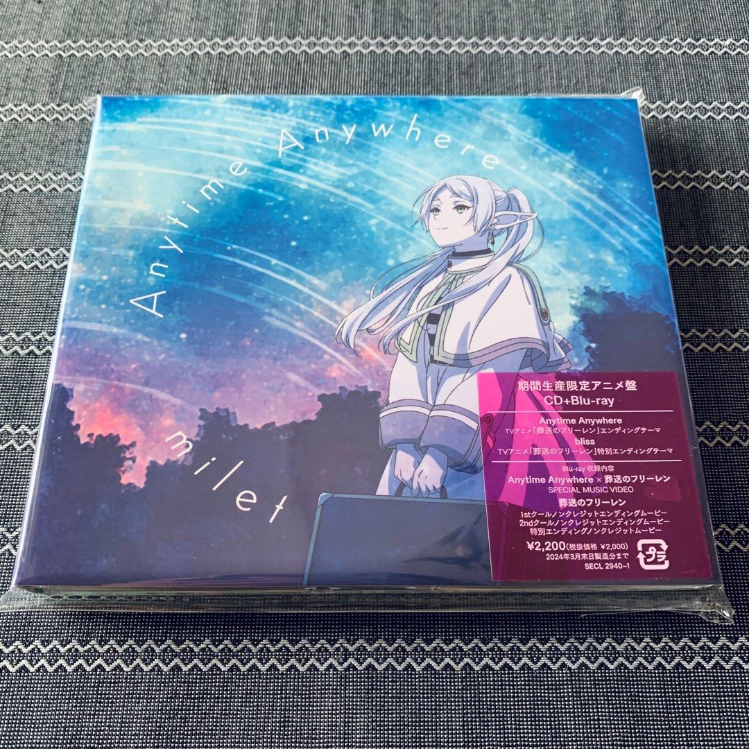 milet - Anytime Anywhere [Japan Limited Edition] CD + Blu-ray, Hobbies & Toys, Music & Media ...