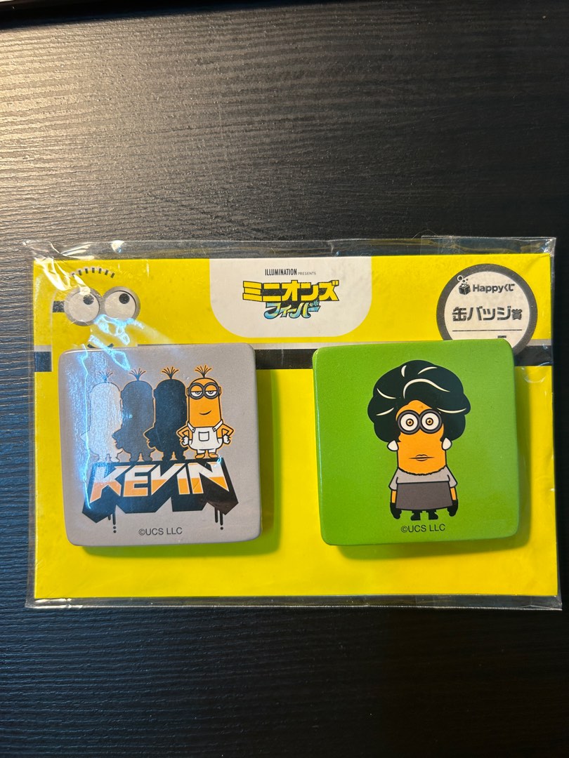 Minion Button Badges, Hobbies & Toys, Toys & Games on Carousell