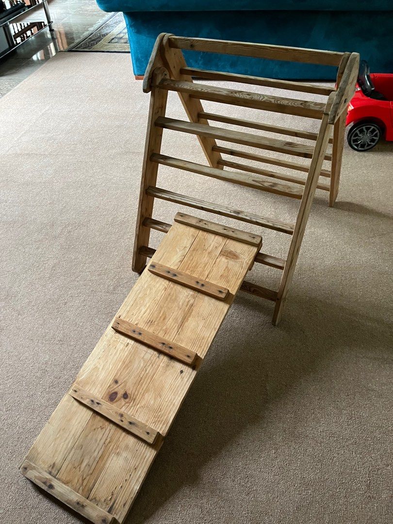 Montessori Pikler Triangle, Babies & Kids, Infant Playtime on Carousell