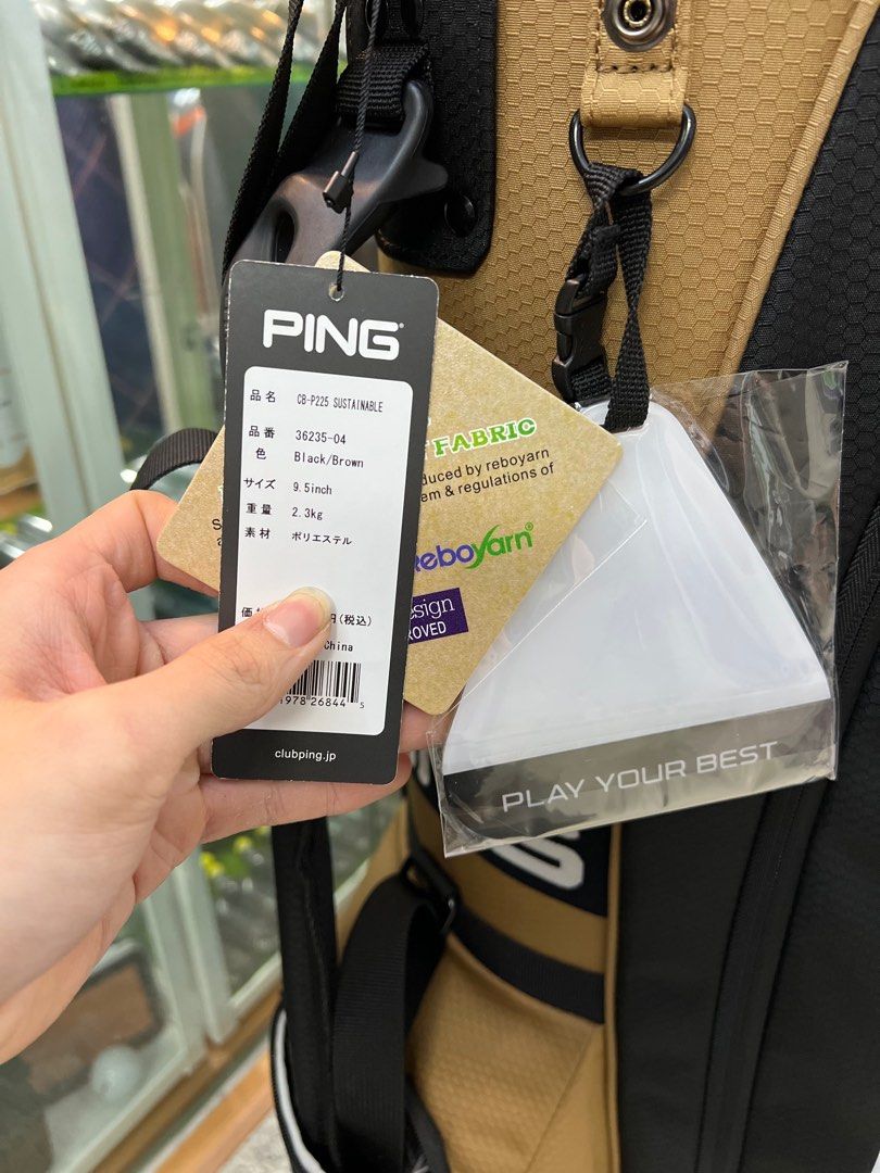 NEW PING Japan Exclusive CB-P225 Cart Bag [Red/ Brown/ Tiffany Blue ...