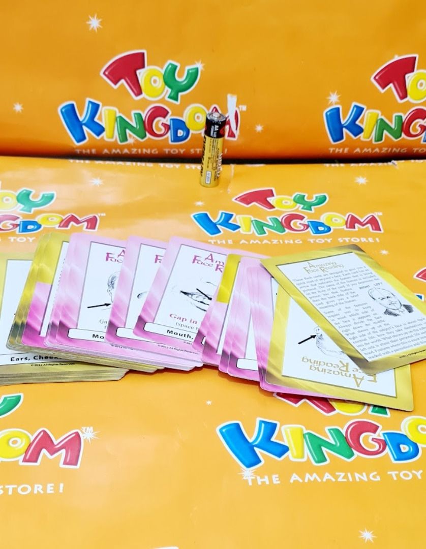 Original Amazing Face Reading Flash Cards, Hobbies & Toys, Toys & Games on Carousell