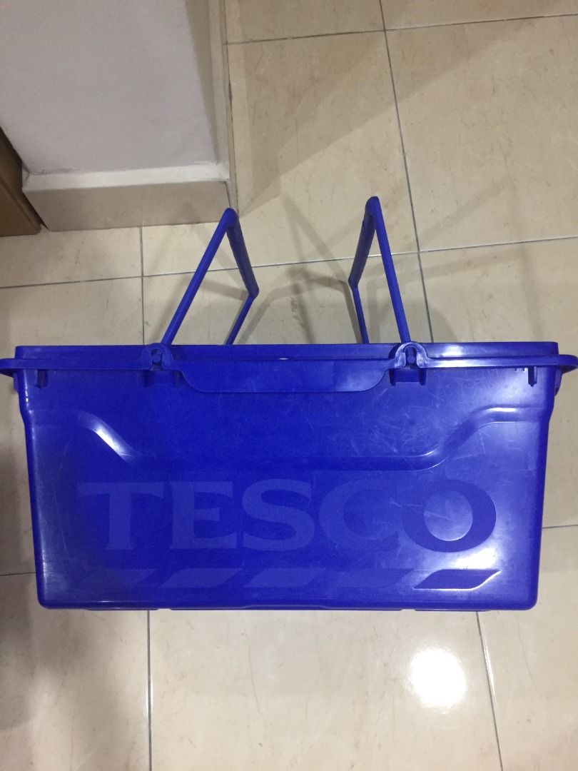 Plastic shopping boxes, Tesco brand, Furniture & Home Living, Home ...