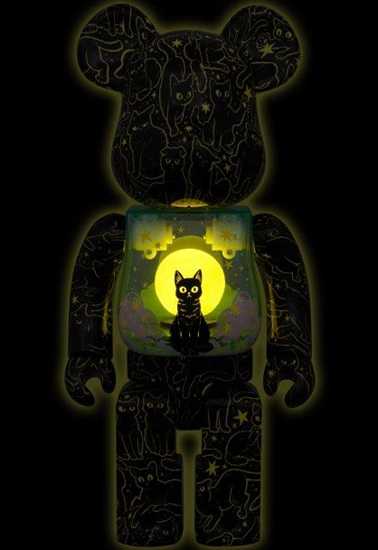 [Pre-Order] Bearbrick Hikari Bambi Night Sky Cat 400%, Hobbies & Toys ...