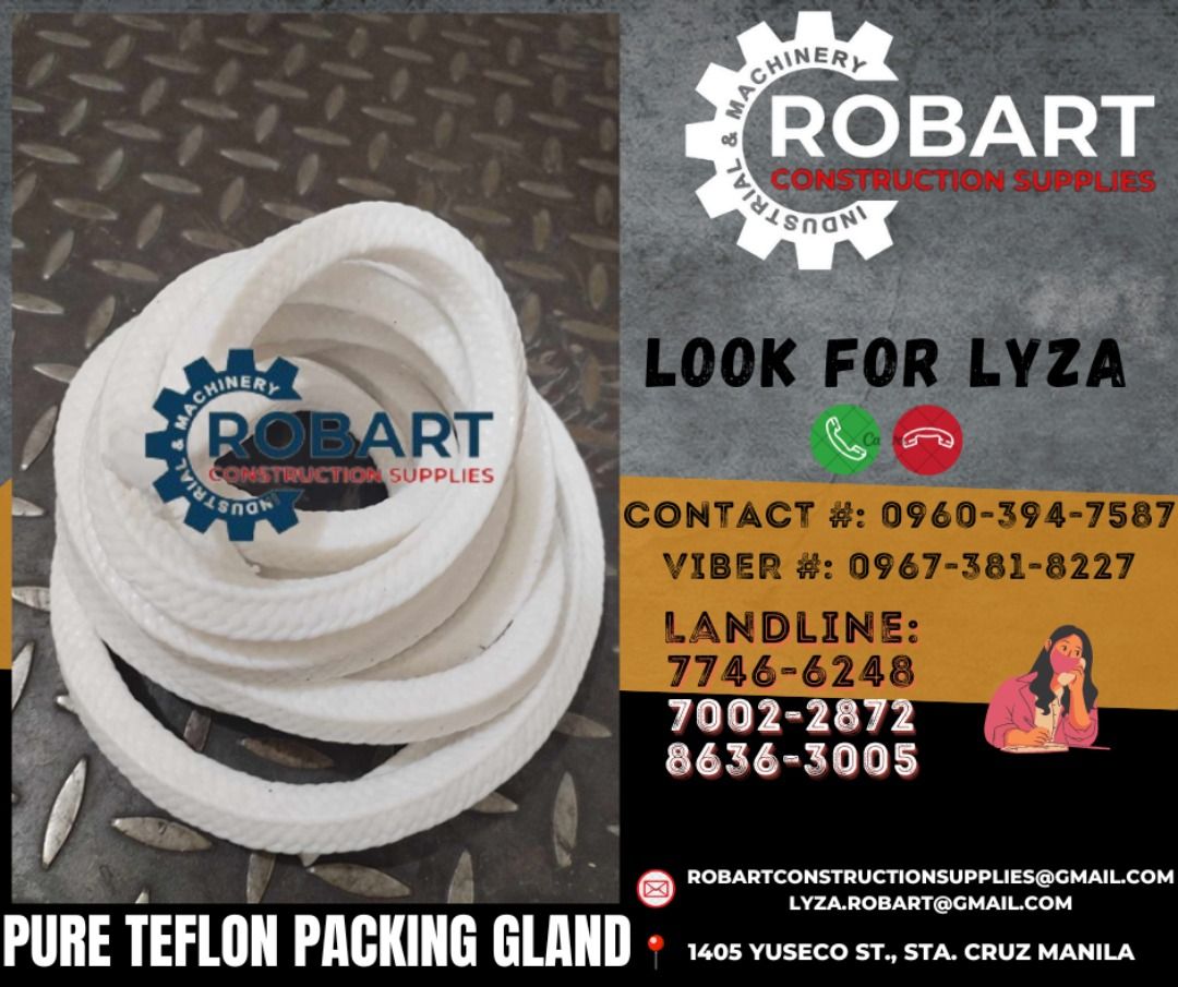 Pure Teflon Packing Gland, Commercial & Industrial, Construction Tools ...